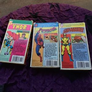 Marvel | Media | Marvel Comics Video Library Vhs | Poshmark